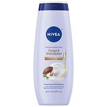 Nivea Pampering Cocoa and Shea Butter Body Wash with Nourishing Serum ...