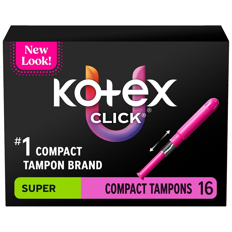 U by Kotex Compact Tampons, Super Unscented | Walgreens