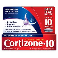 Cortizone 10 Overnight Anti Itch Creme, Lavender Scent | Walgreens