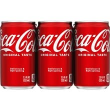 Coca-Cola Soda 6 Pack Mini Can | Walgreens