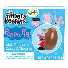 Topps Peppa Pig Milk Chocolate Candy Egg & Toy Surprise | Walgreens