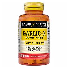 Mason Natural Garlic-X Odor Free Tablets | Walgreens