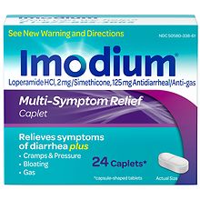 Imodium Multi-Symptom Relief Anti-Diarrheal Medicine Caplets | Walgreens