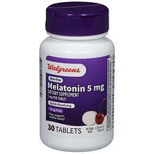 Walgreens Dye-Free Melatonin 5 mg Cherry | Walgreens