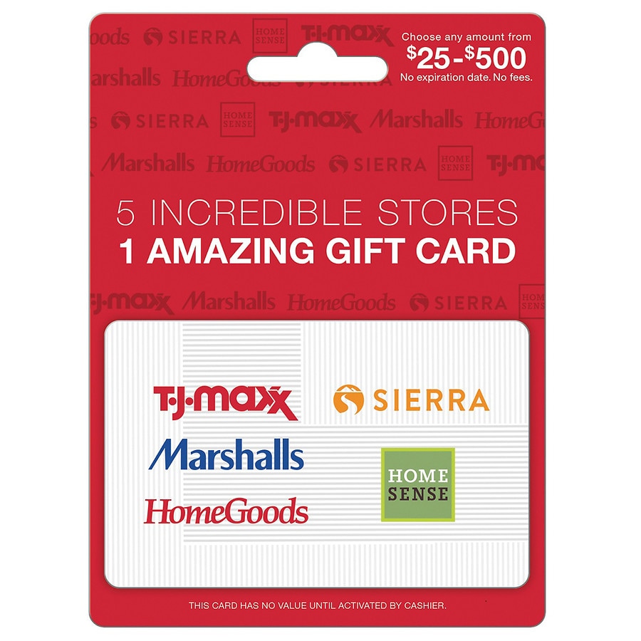 TJ Maxx Gift Card $25-$500 | Walgreens