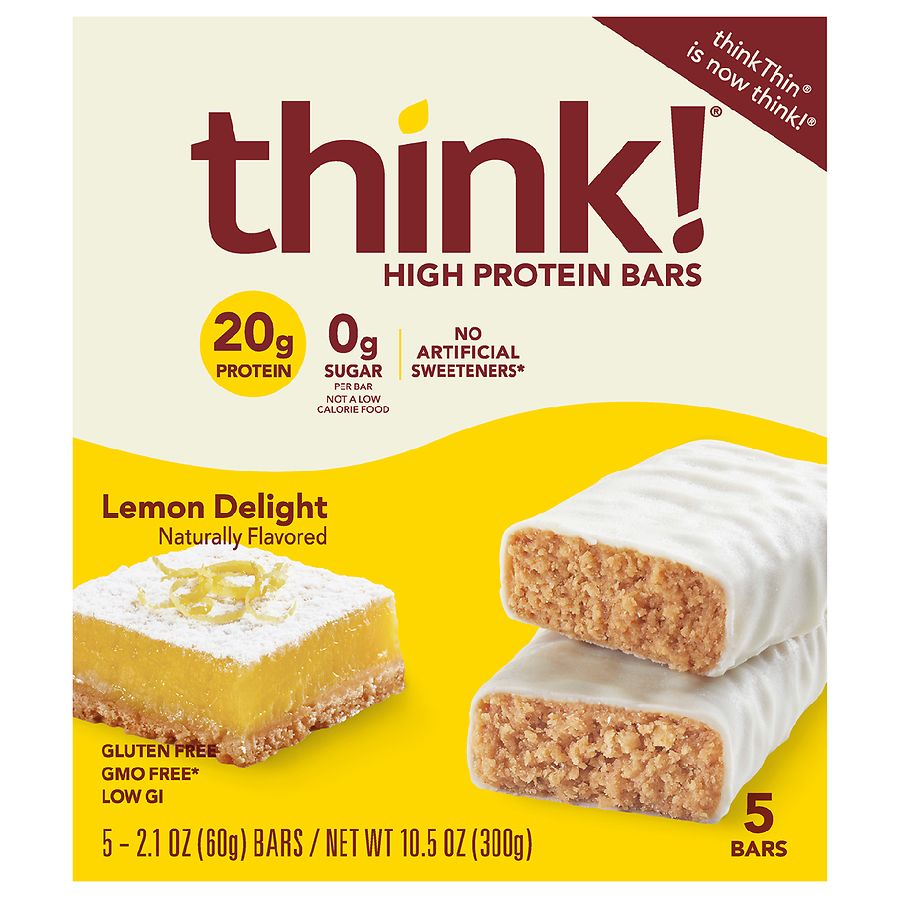 think! Protein Bars Lemon Delight | Walgreens