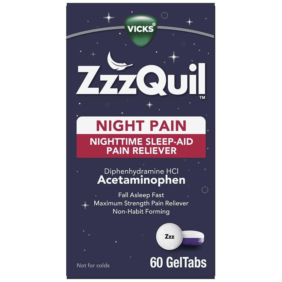 Nighttime Pain Relief Sleep Aid GelTabs Deals and Price History at ...