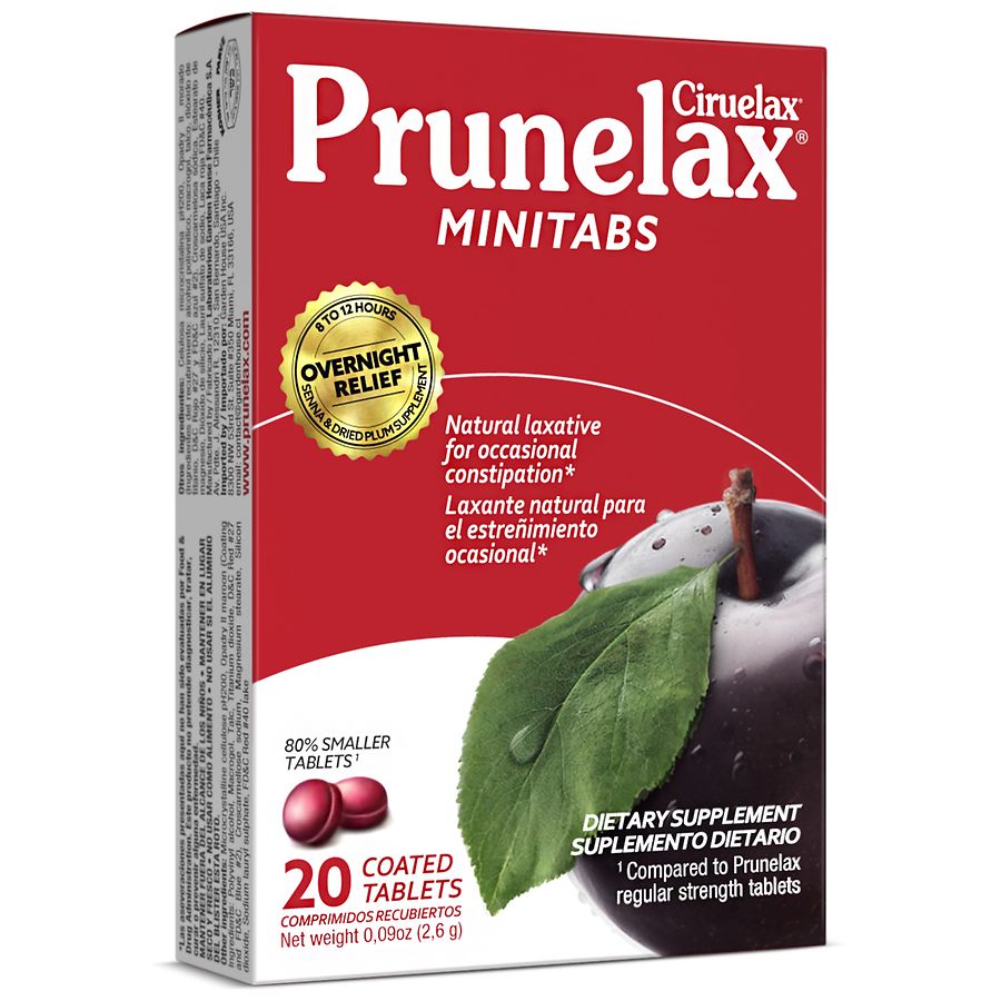 Prunelax Ciruelax Minitabs Natural Laxative, Coated Tablets | Walgreens