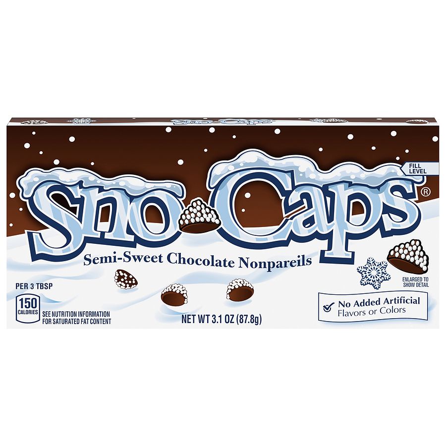 Sno Caps Semi-Sweet Chocolate Nonpareils, Box | Walgreens