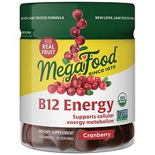 MegaFood B12 Energy Gummies Cranberry | Walgreens