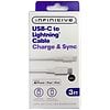 Infinitive USB-C to Lightning PVC Cable 3 FT White | Walgreens