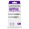 Infinitive USB A to C Braided Cable 9 ft Space Grey | Walgreens