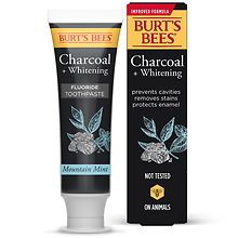 Burt's Bees Charcoal with Fluoride Toothpaste Mountain Mint | Walgreens