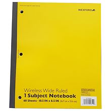 Wexford Wireless Notebook 60 Sheet Assortment | Walgreens
