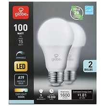 GLOBE Daylight LED Light Bulb | Walgreens