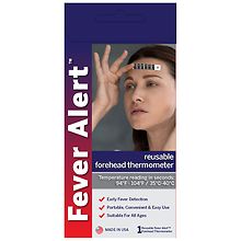Fever Alert Reusable Sticker Forehead Thermometer | Walgreens