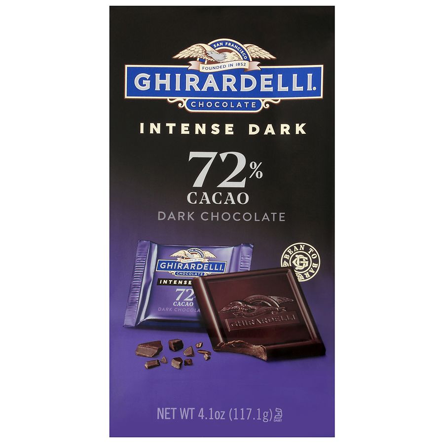 Ghirardelli 72% Cacao Dark Chocolate Intense Dark | Walgreens
