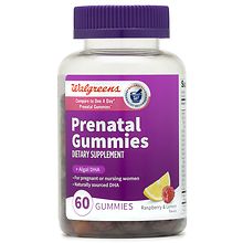 Walgreens Prenatal Gummies (30 days) Raspberry & Lemon | Walgreens