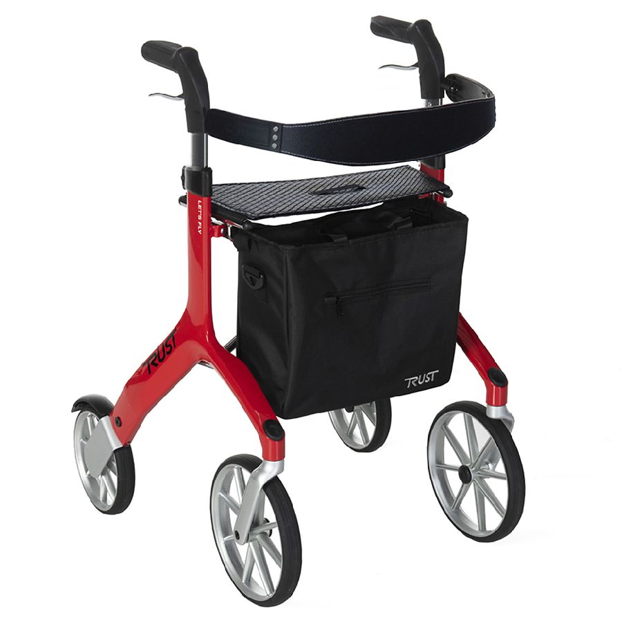 Stander Let's Fly Rollator, Euro Style Walker with Seat for Seniors ...