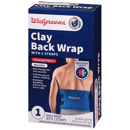 Walgreens Reusable Hot and Cold Clay Back Wrap Walgreens