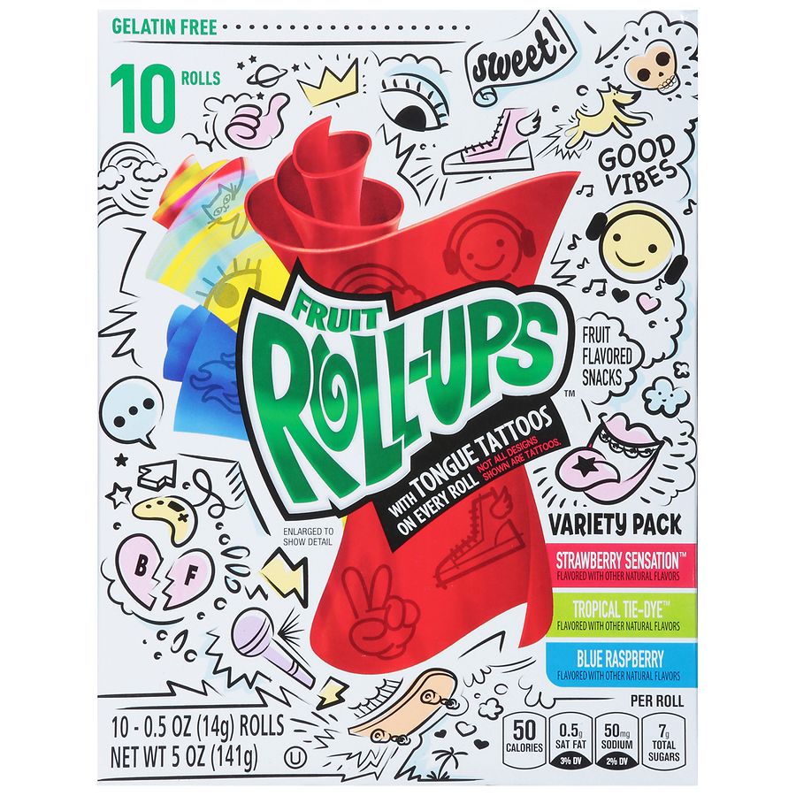 Fruit Roll-Ups Fruit Flavored Snacks Variety Pack | Walgreens