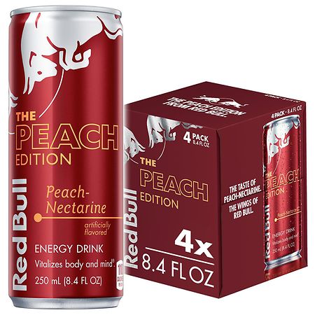 UPC 611269333602 - Red Bull Peach Edition Energy Drink Peach Nectarine ...