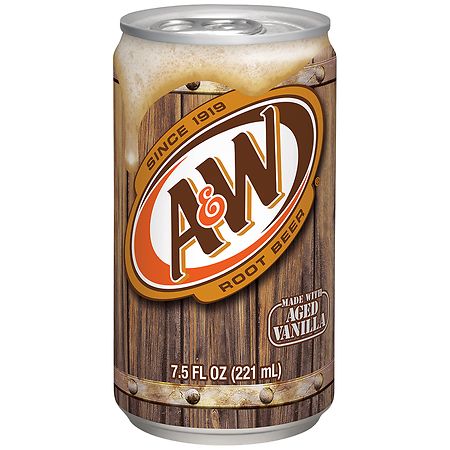 Aandw Root Beer Can