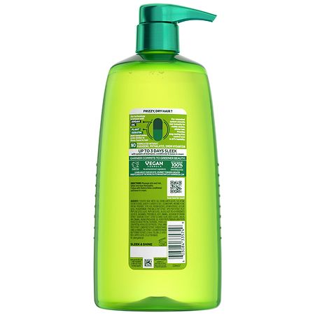 Garnier Fructis Shampoo Label
