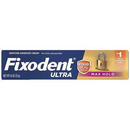 UPC 037000455646 - Fixodent Ultra Dual Power Denture Adhesive Cream 1.8 ...