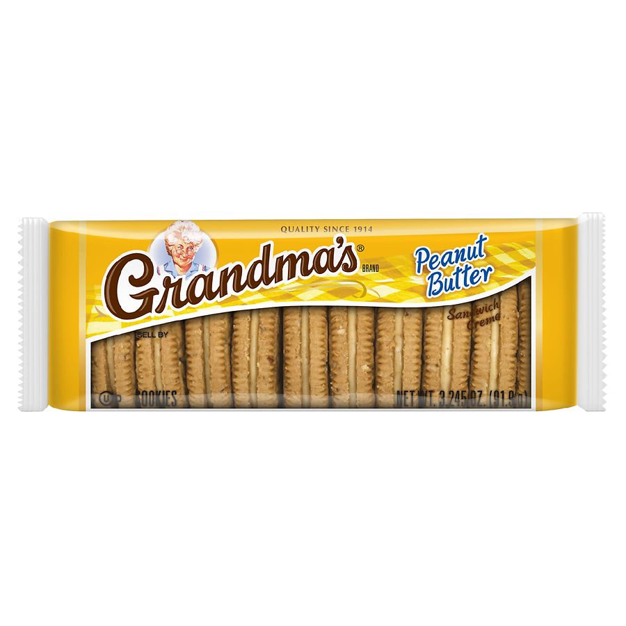 Grandma's Sandwich Creme Cookies Peanut Butter | Walgreens