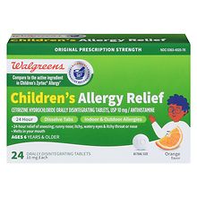 Walgreens Children's Allergy Relief Orally Disintegrating Tablets ...
