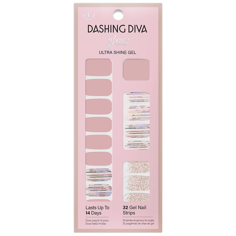 Dashing Diva Ultra Shine Gel Nail Strips, After Glow | Walgreens