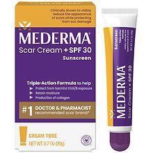 Mederma Scar Cream + SPF 30 Protection & Treatment | Walgreens