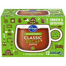 Classic Decaf Medium Roast Coffee K-Cup Pods | Walgreens