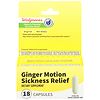 Walgreens Ginger Motion Sickness Relief Capsules | Walgreens