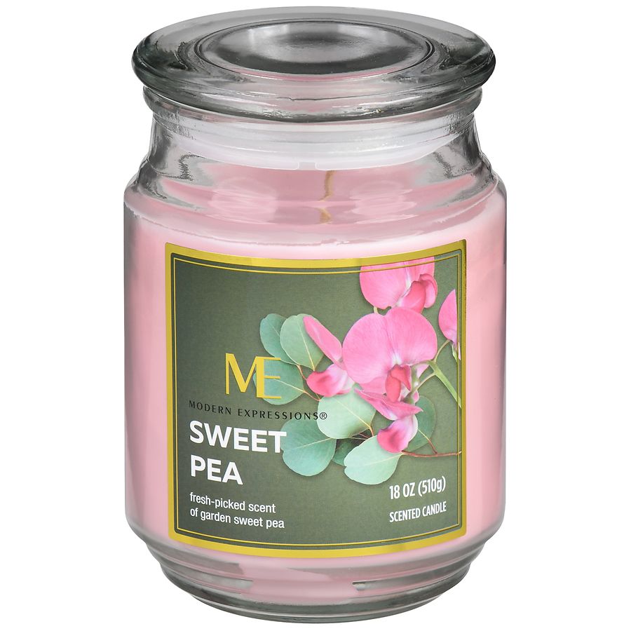 Modern Expressions Scented Candle Sweet Pea | Walgreens
