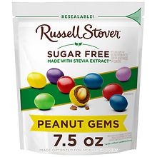 Russell Stover Sugar Free Chocolate Candy Peanut Gems | Walgreens