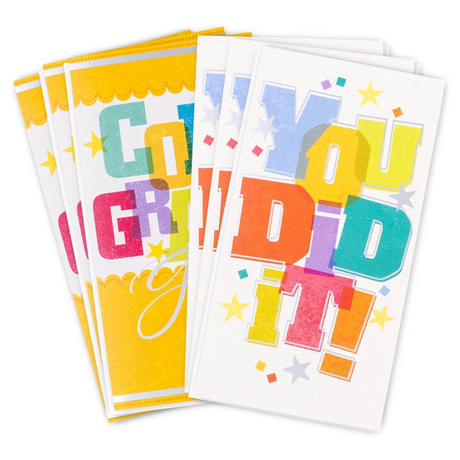 Hallmark Graduation Cards Money Holder or Gift Card Holder Assortment ...