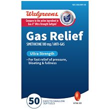 Walgreens Gas Relief Softgels Ultra Strength | Walgreens