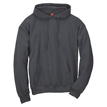Men's EcoSmart Fleece Pullover Hooded Jacket - Charcoal Grey, Medium ...