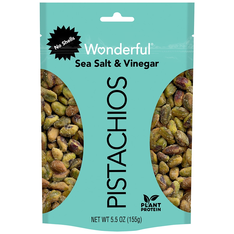 Wonderful Pistachios No Shell Sea Salt & Vinegar | Walgreens