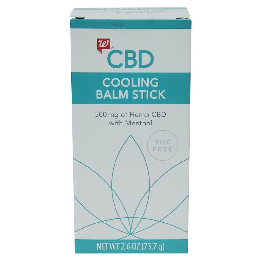 Walgreens CBD Rapid Cooling Balm Stick, 500 mg | Walgreens