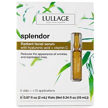 Lullage Splendor Radiant Facial Serum Ampoules, Hyaluronic Acid and ...