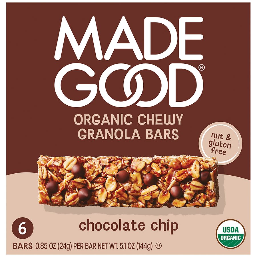 Made Good Organic Chewy Granola Bars Chocolate Chip | Walgreens