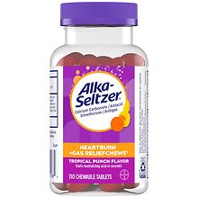 Alka-Seltzer Antacid Chewable Tablets Tropical Punch | Walgreens