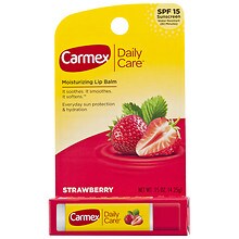 Carmex Moisturizing Strawberry Lip Balm Stick SPF15 | Walgreens