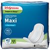 Walgreens Maxi Pads, Long Super, With Flexi-Wings Size 2 (ct. 42 ...