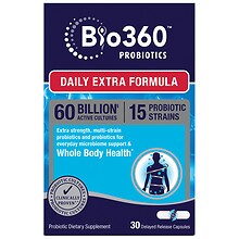 Bio360 Probiotics Daily Extra Formula | Walgreens