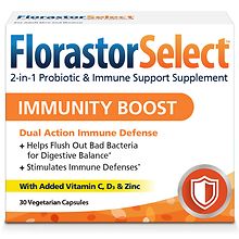 Florastor Daily Probiotic and Immune Support Supplement Capsules ...