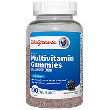 Walgreens Men's Multivitamin Gummies Blackberry | Walgreens